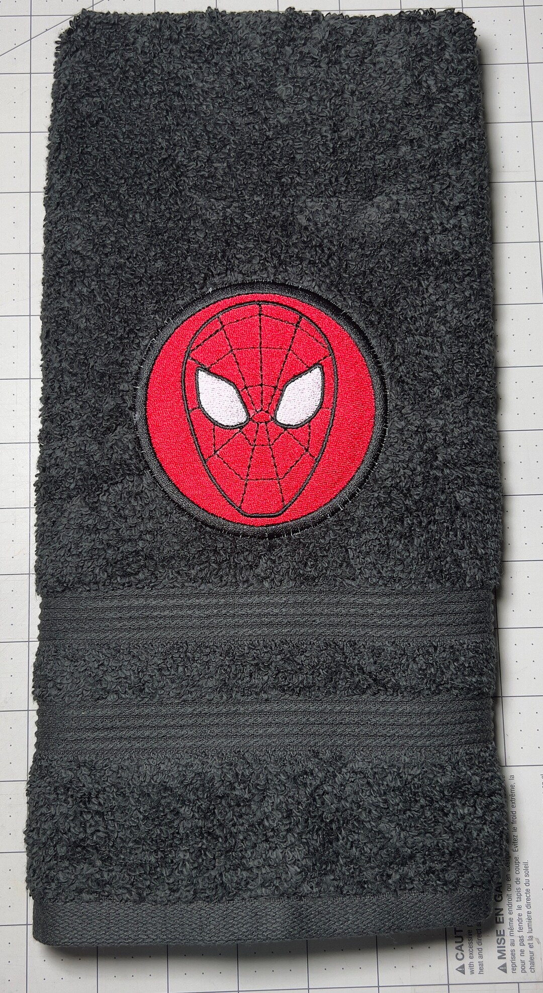 Spiderman Embroidered Towels-personalized - Etsy