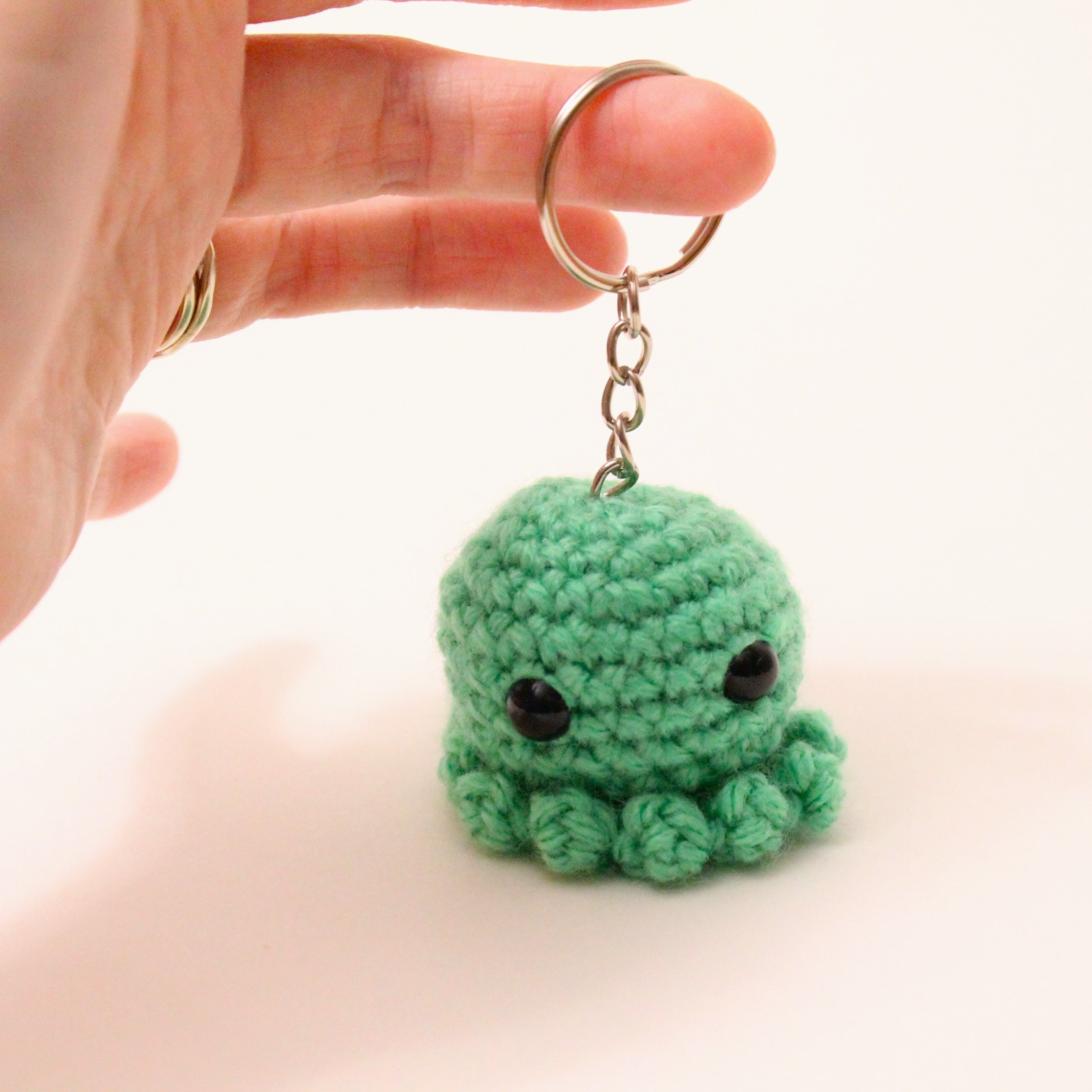 Mini Crochet Octopus Keychain - Finished Product - Etsy