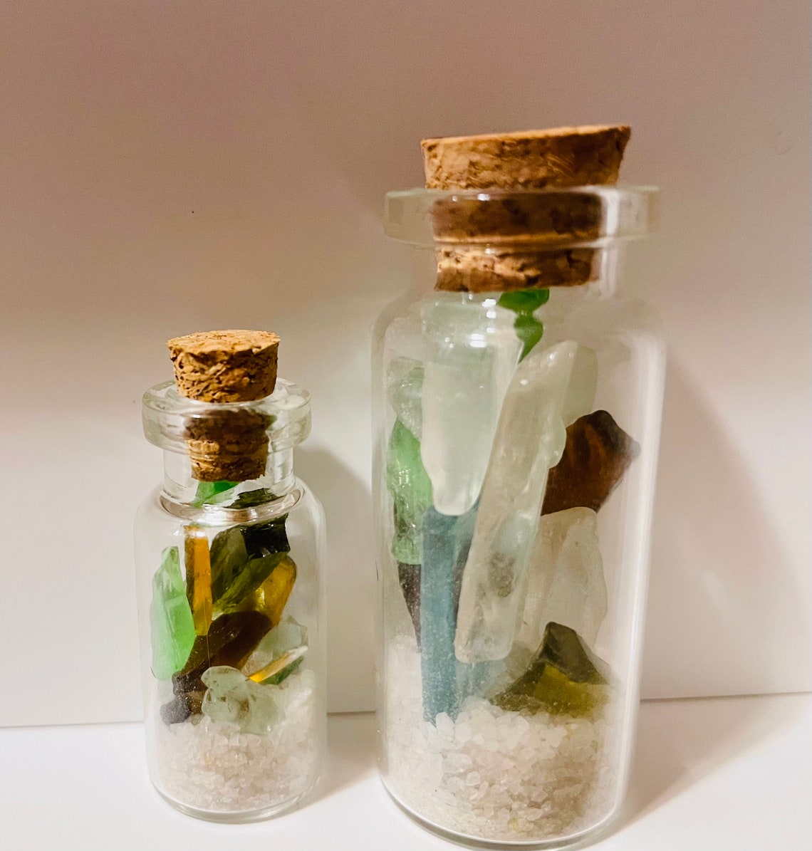 Sea Glass Jar - Etsy