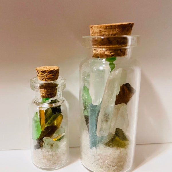 Sea Glass Jar - Etsy
