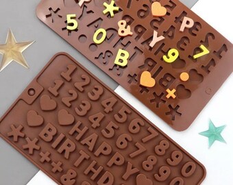 Fondant Numbers and Letters - Etsy