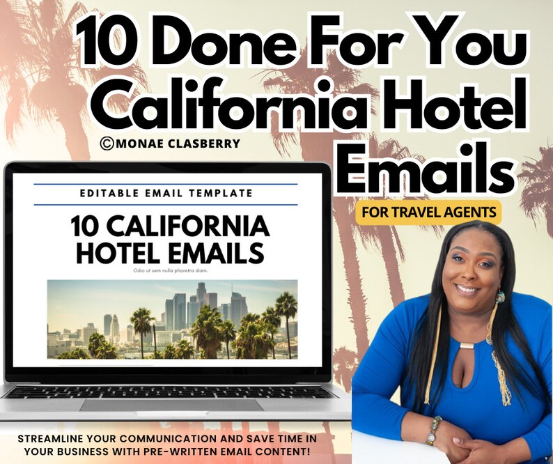10 California Travel Email Templates Pack, Travel Agent Email Templates ...