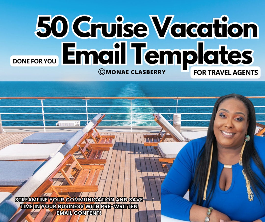 50 Cruise Travel Email Templates Pack, Travel Agent Email Templates ...