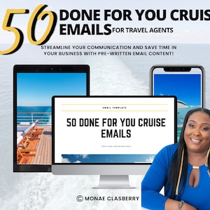 50 Cruise Travel Email Templates Pack, Travel Agent Email Templates ...