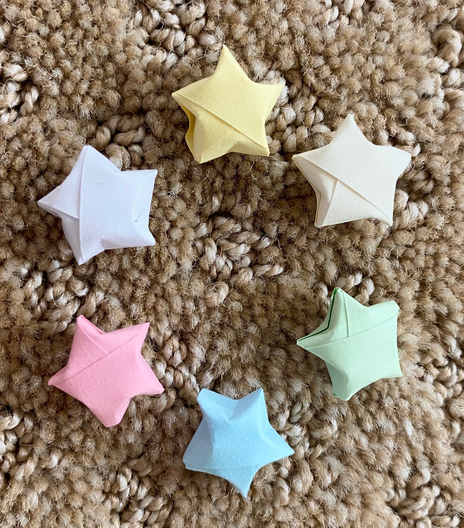 100 Pack Pastel Rainbow Origami Stars Bulk Origami Stars - Etsy