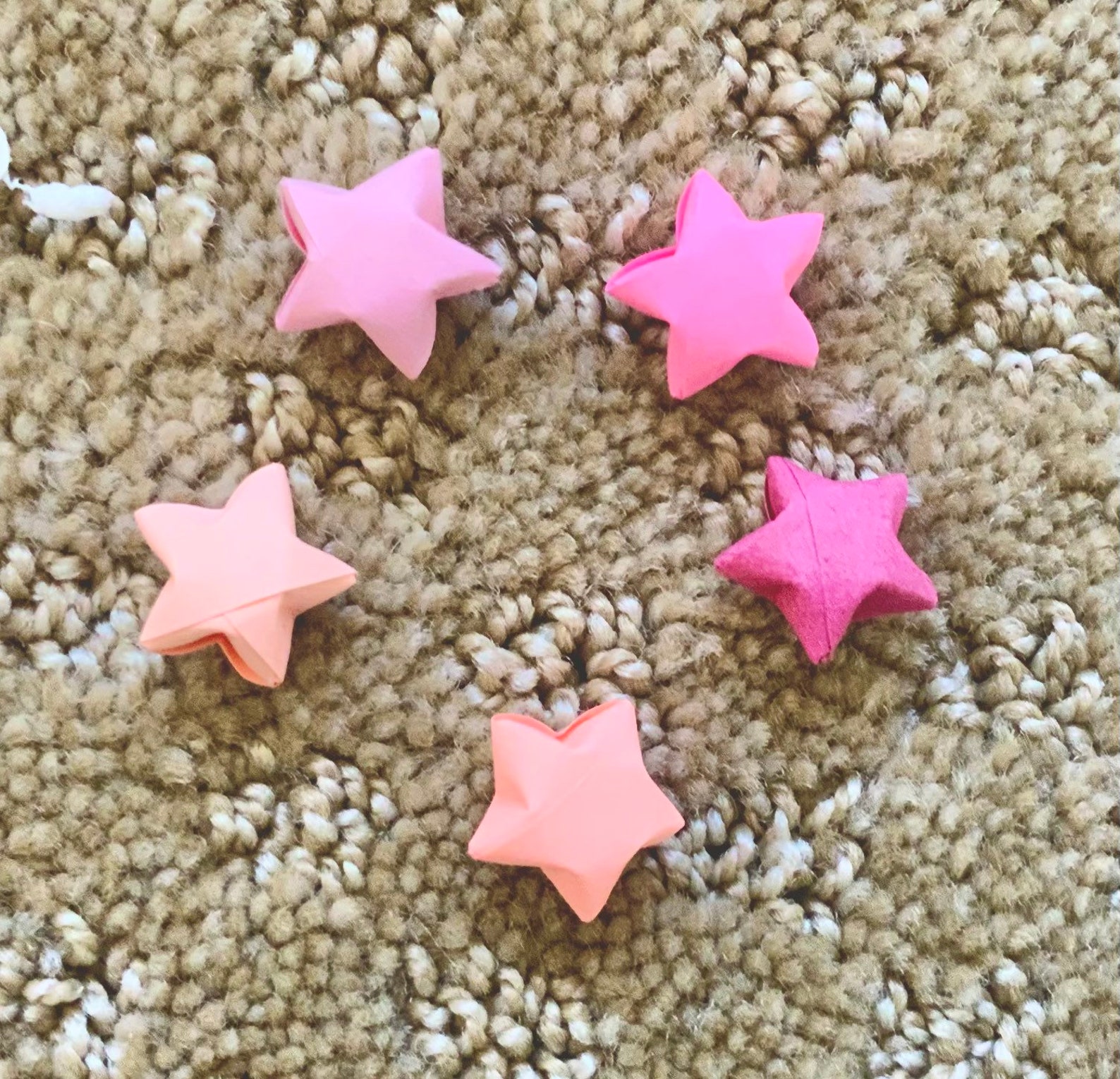 100 Pack Pink Origami Stars Bulk Origami Stars Japanese | Etsy