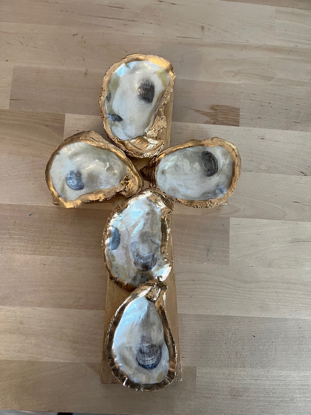 Oyster Shell Cross - Etsy