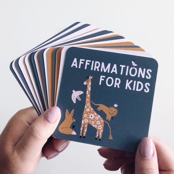 Affirmation Cards for Kids - Etsy