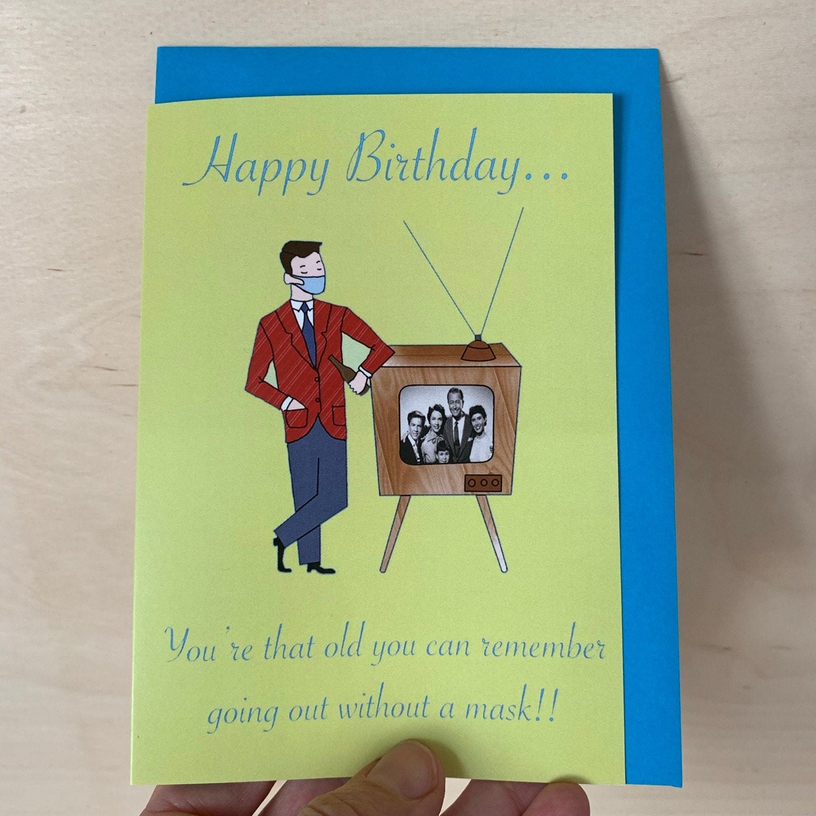 Old Timer Birthday Card Vintage 1950s Mid Century Card | Etsy Canada