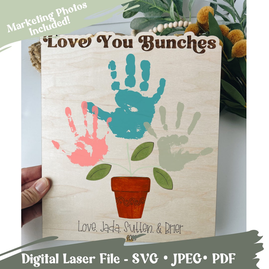 Mothers Day Gift, Kids Keepsake, SVG File, Digital File, Instant ...