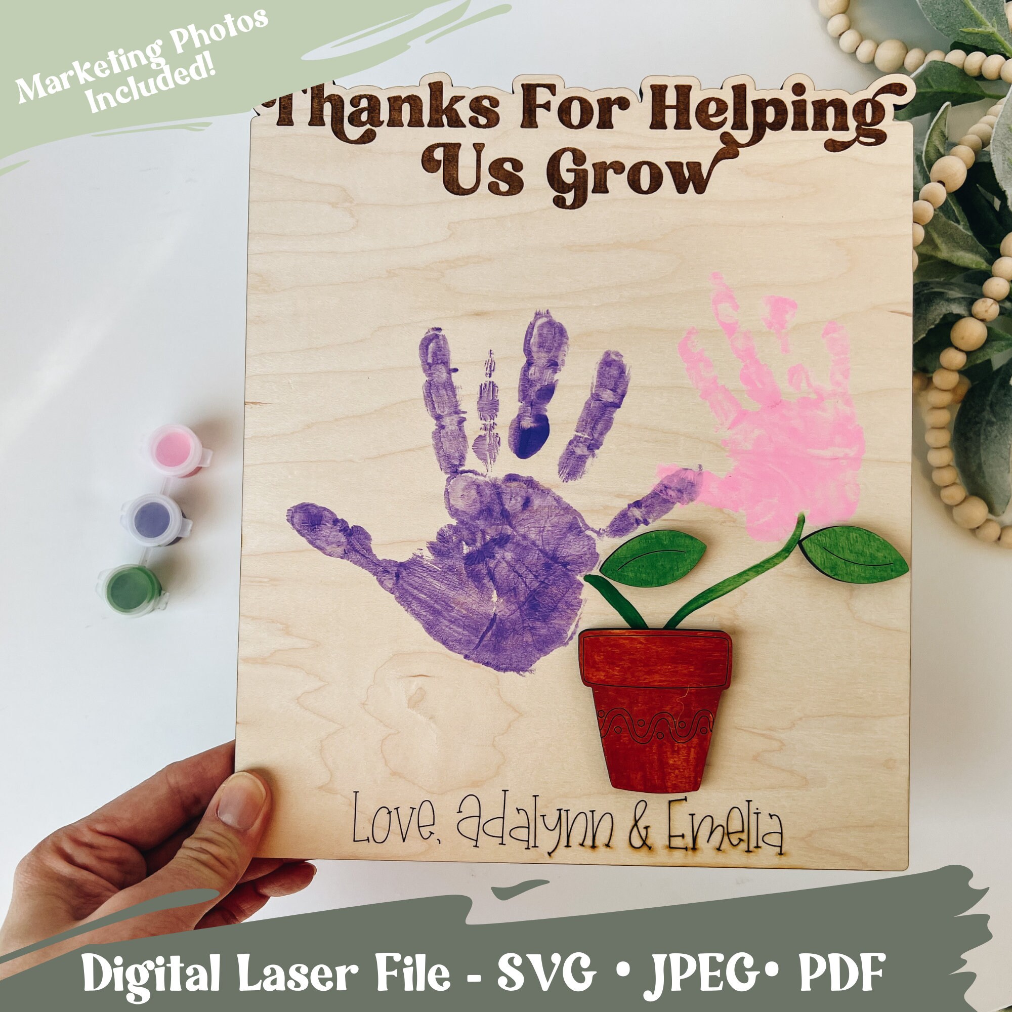 Mothers Day Gift, Kids Keepsake, SVG File, Digital File, Instant ...