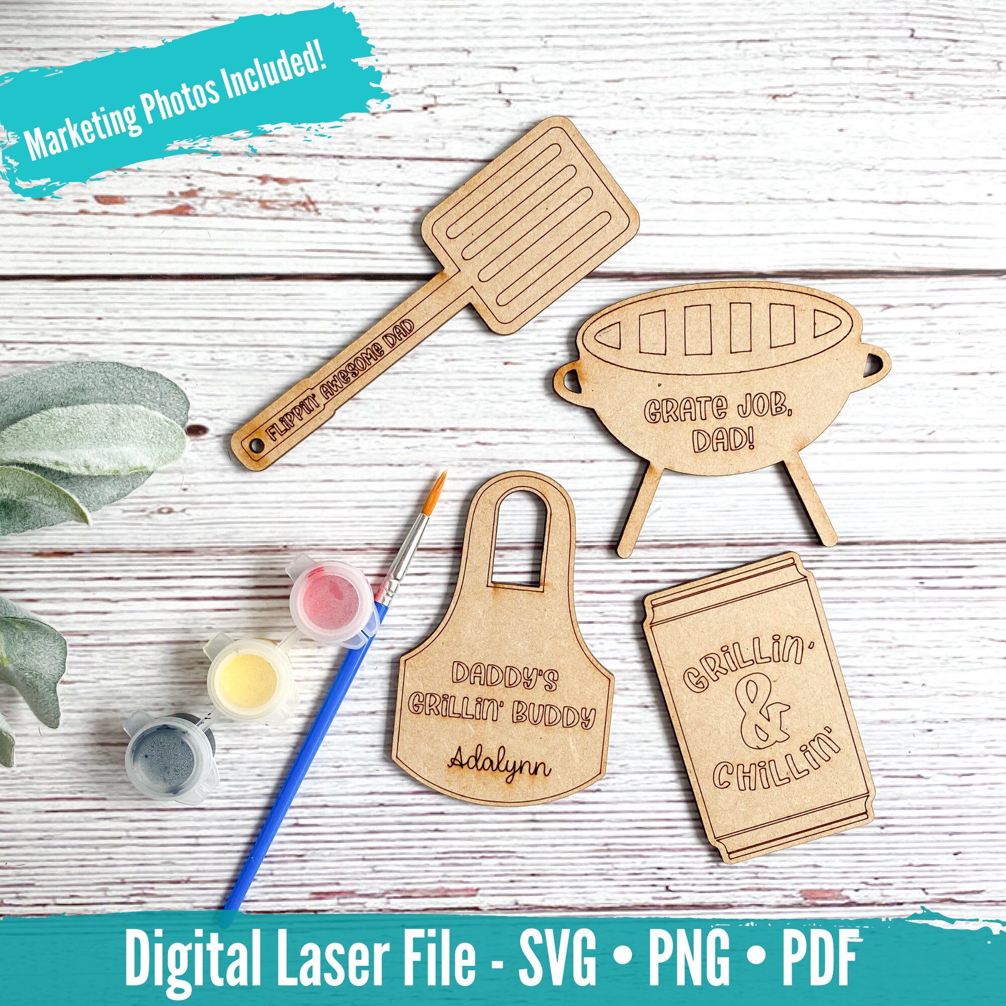 Fathers Day SVG Grilling Dad Fathers Day DIY Kit Grilling - Etsy