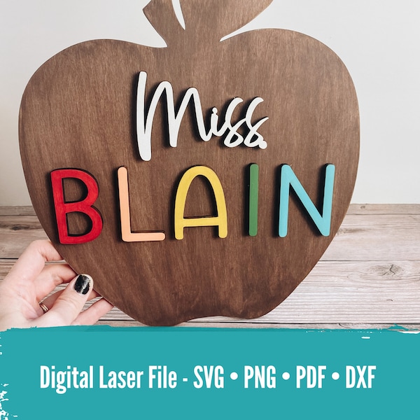 Teacher Apple - Etsy