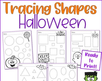 Halloween Preschool Worksheet and Activity Bundle Pre-k - Etsy
