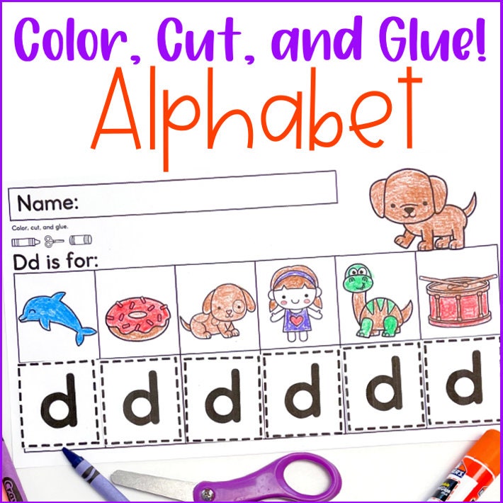 Back to School Preschool Alphabet Activity Fine Motor Skills Alphabet ...