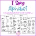 I Spy Alphabet Preschool Activity, Beginning Sounds Practice, Phonic ...