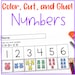 Color, Cut, and Glue Number, Alphabet, Shape, and 3D Shape Worksheets ...