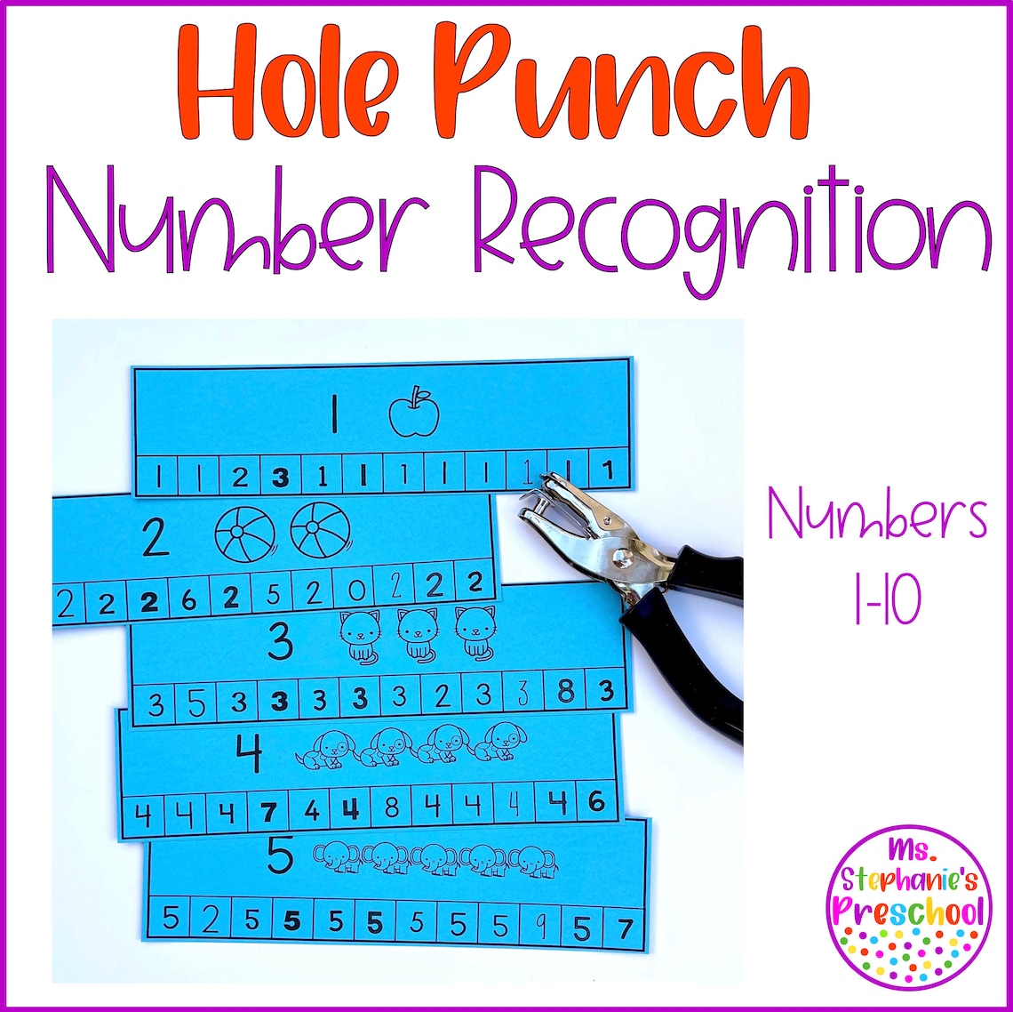 Hole Punch Activities Preschool, Fine Motor Skills Activity, Learning ...