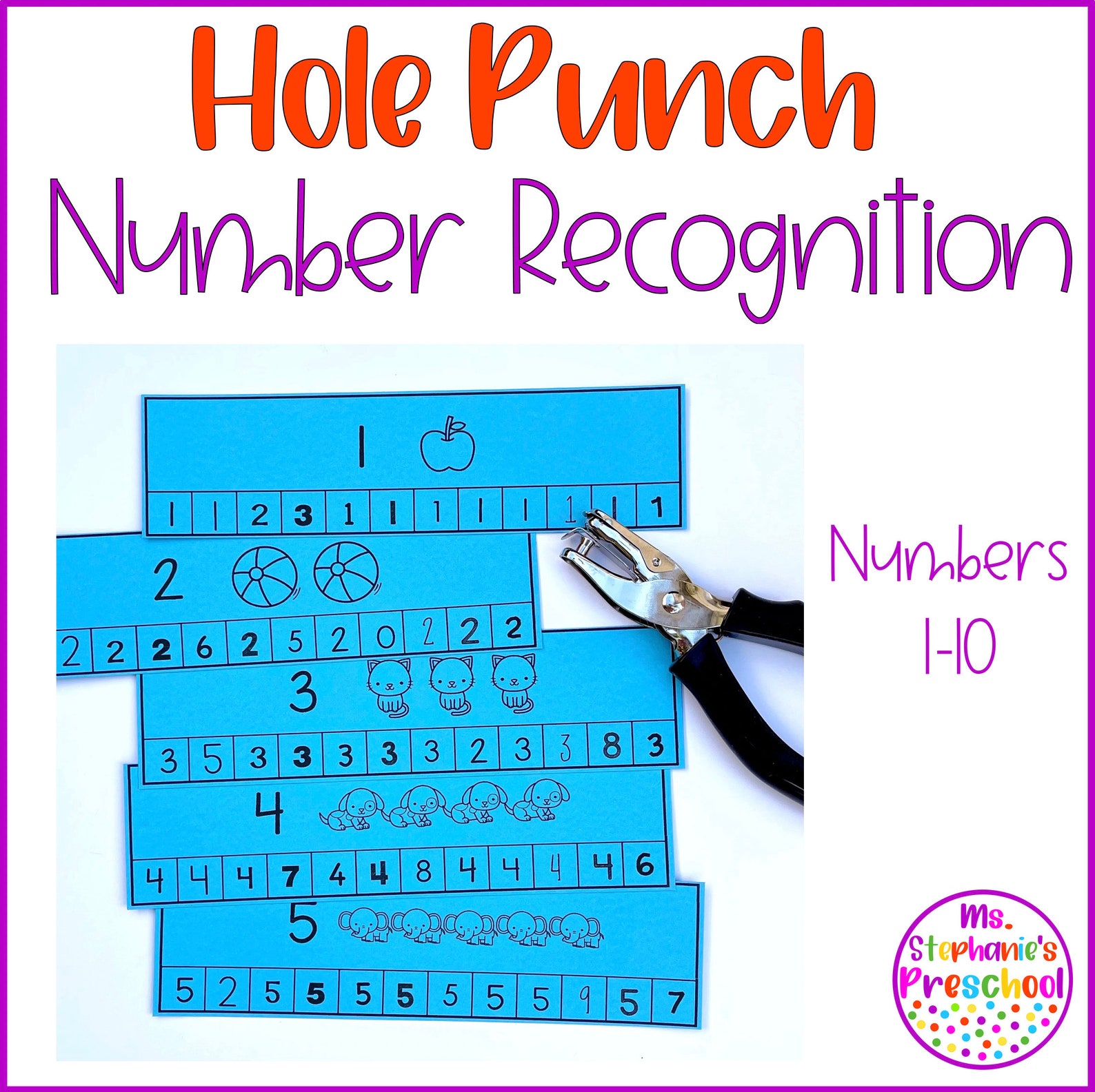 Hole Punch Activities Preschool, Fine Motor Skills Activity, Learning ...