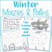 Preschool Winter Writing & Coloring Fun, Preschool Winter Worksheets ...