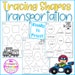 Transportation Tracing Shapes, Preschool Activity, Fine Motor Skills ...
