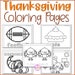 Preschool Thanksgiving Writing & Coloring Fun, Preschool Worksheets ...