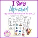 I Spy Alphabet Preschool Activity, Beginning Sounds Practice, Phonic ...