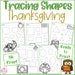 Preschool Tracing Shapes - Thanksgiving, Preschool Printables ...