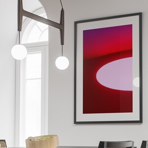 James Turrell Red Sun Physical Print | Abstract Geometric Wall Art ...