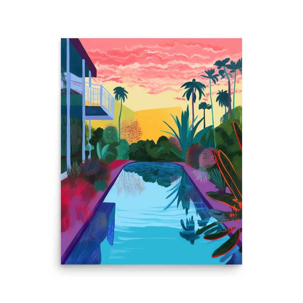 Workart David Hockney Poster, David Kockney Painting, Obra De David ...