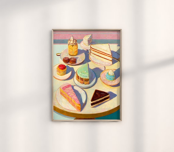 Wayne Thiebaud Cake