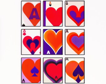 Deck of Aces Poster - Etsy