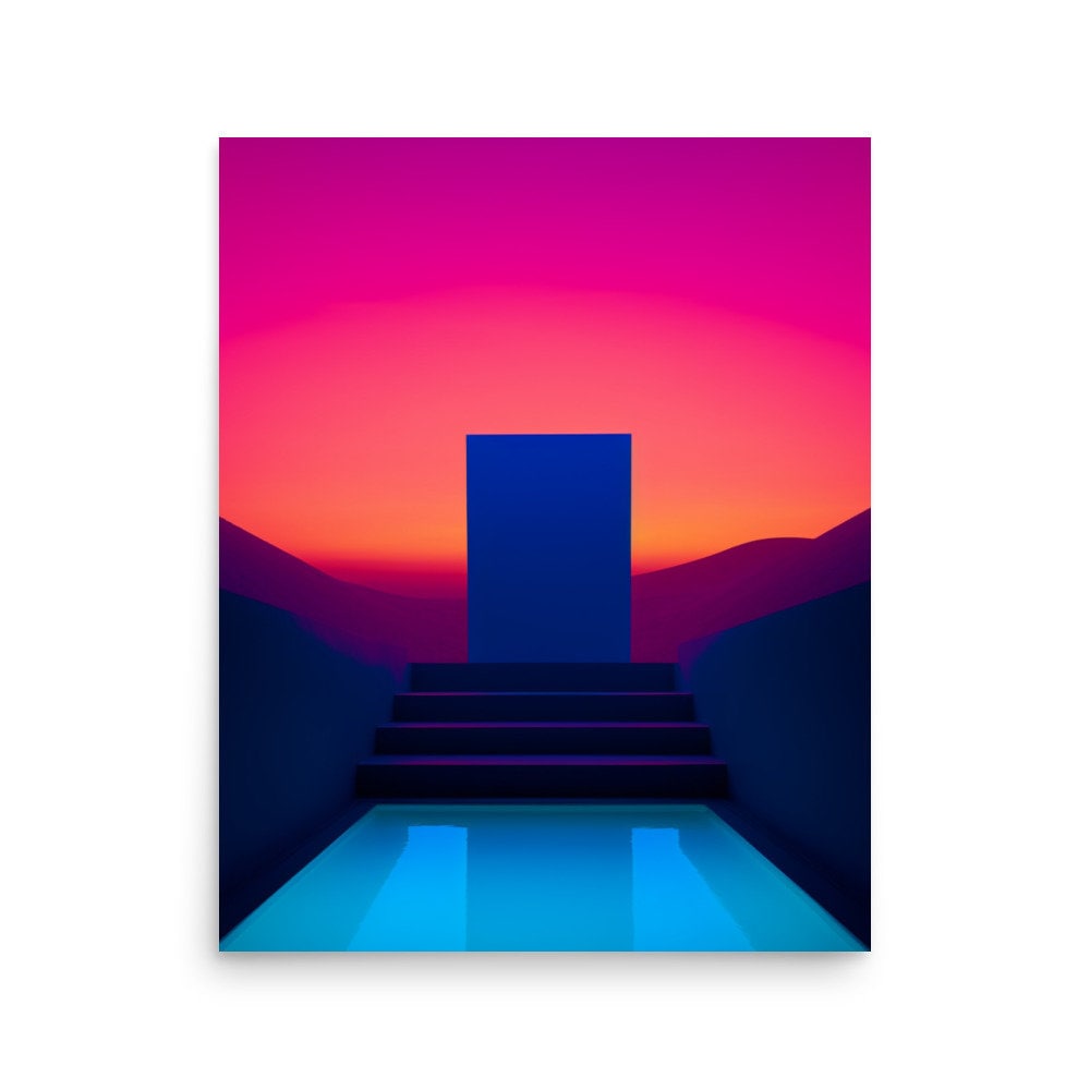 James Turrell Dusk Til Dawn Print, Turrell Inspired Night Artwork ...