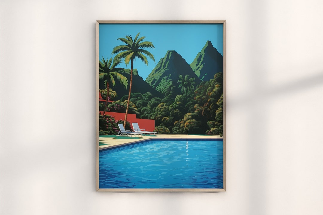 Retro Aesthetic Minimalist Print - Vintage Synthwave Art, 80s Vaporwave ...