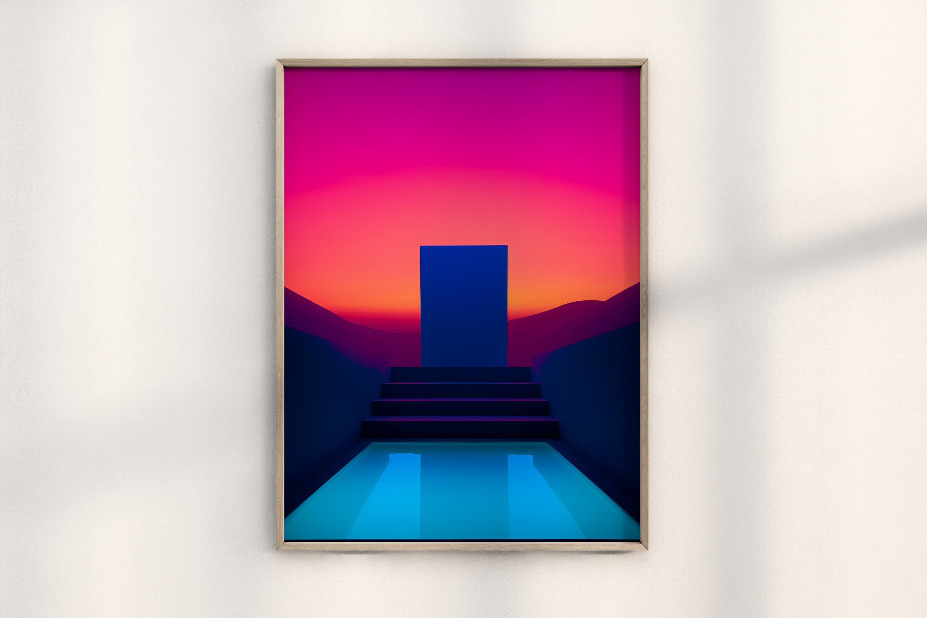 James Turrell Dusk Til Dawn Print, Turrell Inspired Night Artwork ...