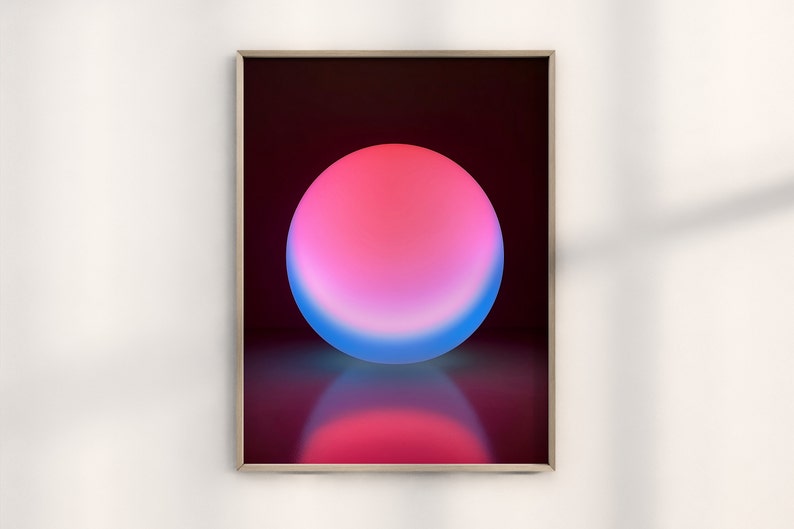 James Turrell Angelic Aura Print, James Turrell Aura Art, Modern Light ...