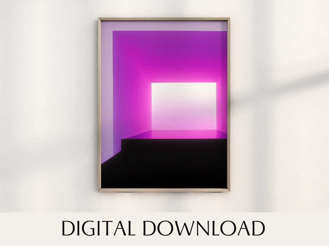 Set of 2 James Turrell Heaven Print, James Turrell Poster, Abstract ...