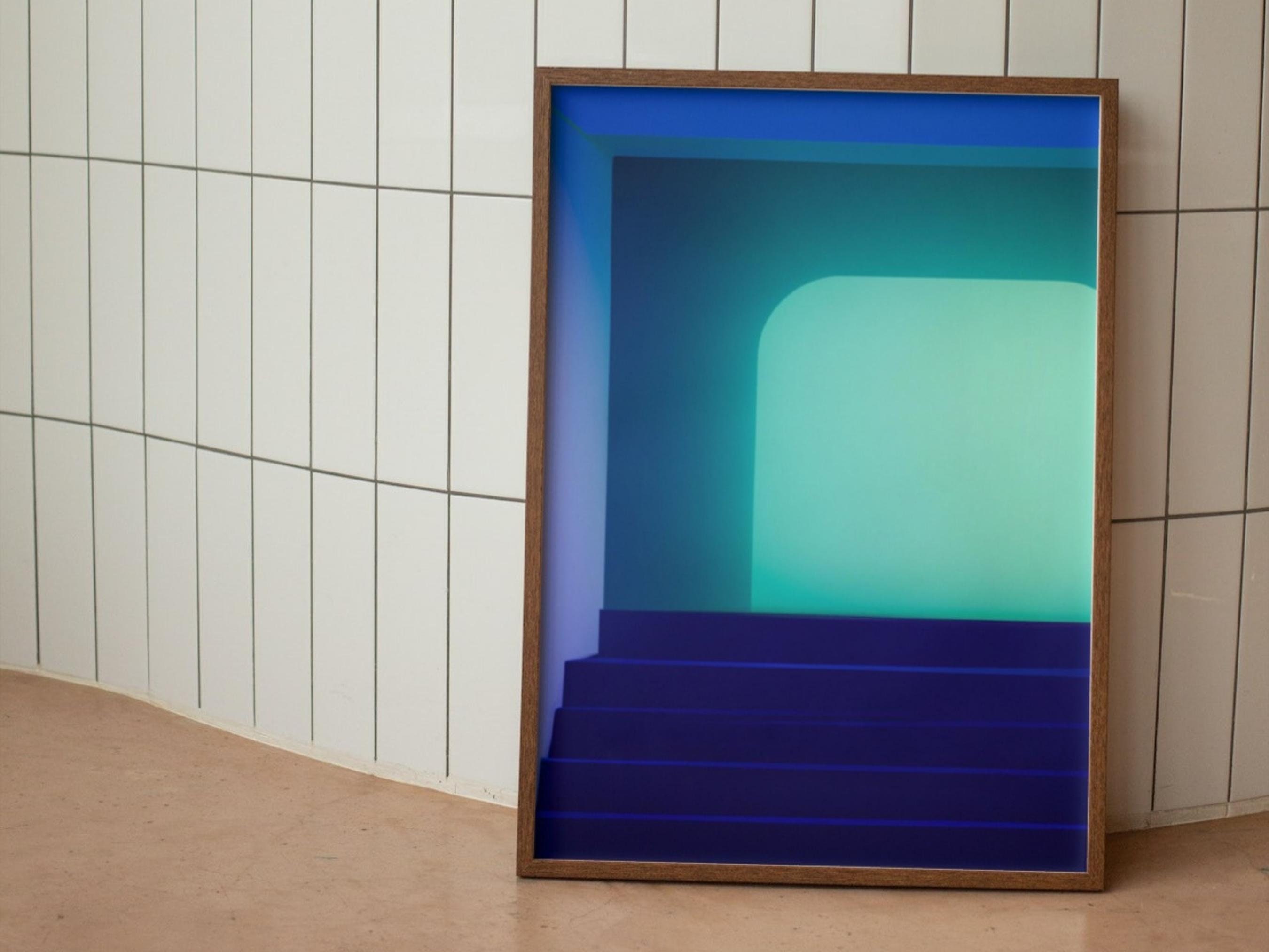 James Turrell Gate to Heaven Poster | Abstract Wallart, Poster ...