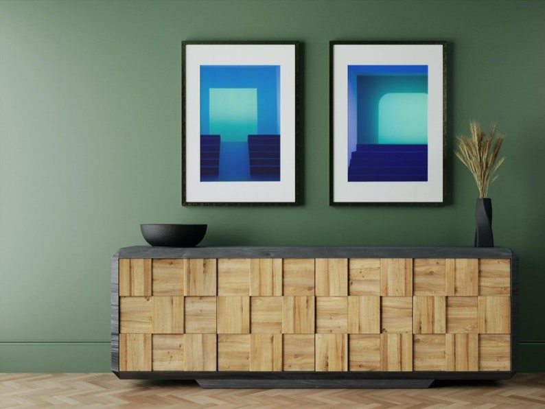 Set of 2 Heaven James Turrell Inspired Prints | Abstract Wallart ...