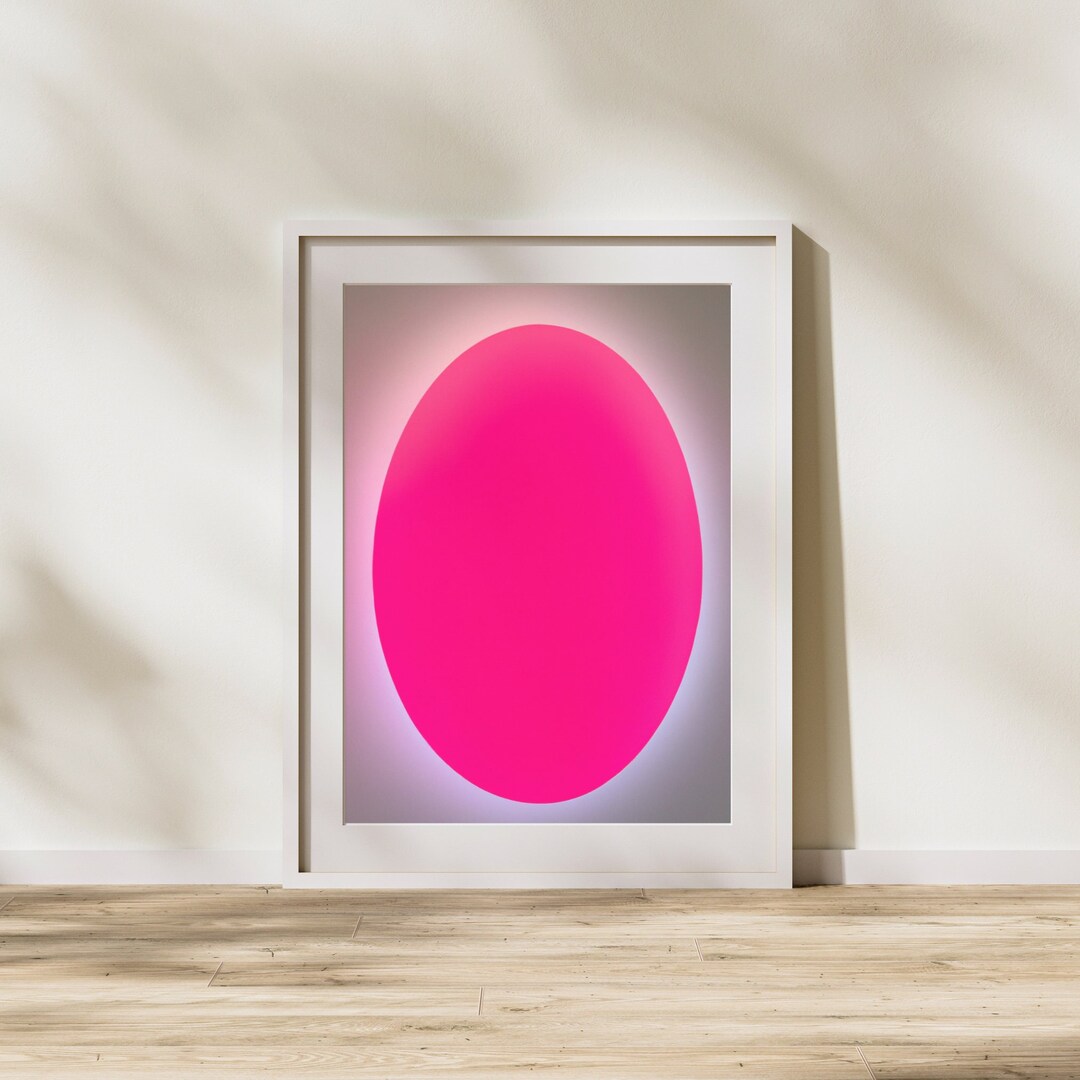 James Turrell Print James Turrell Pink Sphere Poster - Etsy