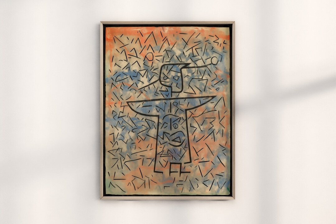 Paul Klee Angelus Novus Print Modernist Angel Art Klee's - Etsy