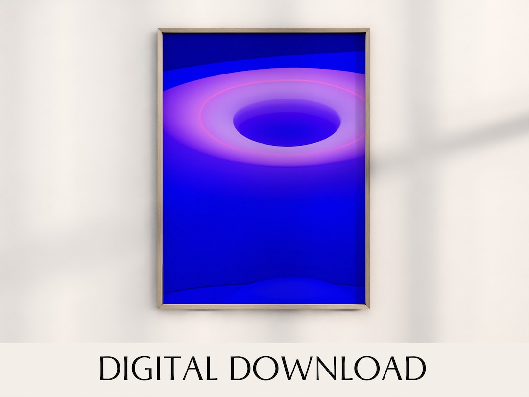 Set of 2 James Turrell Saturn Inspired Prints Abstract - Etsy