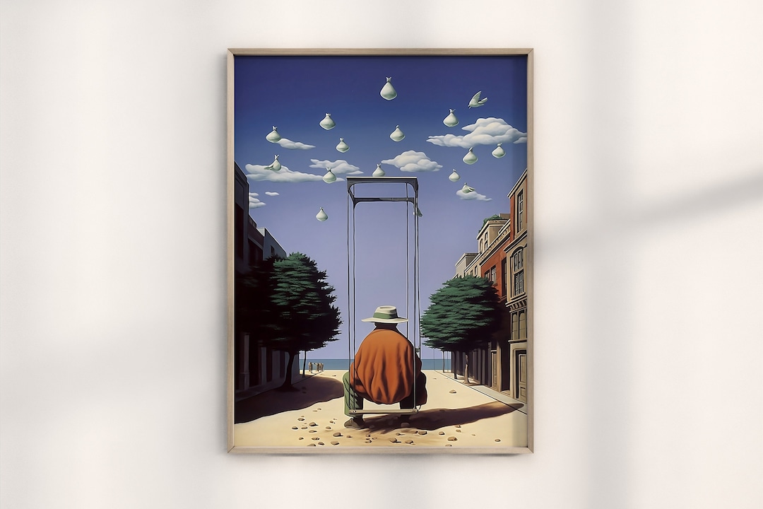 Rene Magritte the Artist Surrealist Print, Authentic Magritte Surreal ...