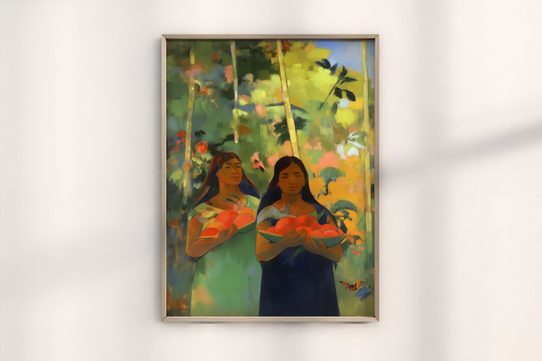 Paul Gauguin the Mango Tree Print, Authentic Gauguin Fruit Artwork ...