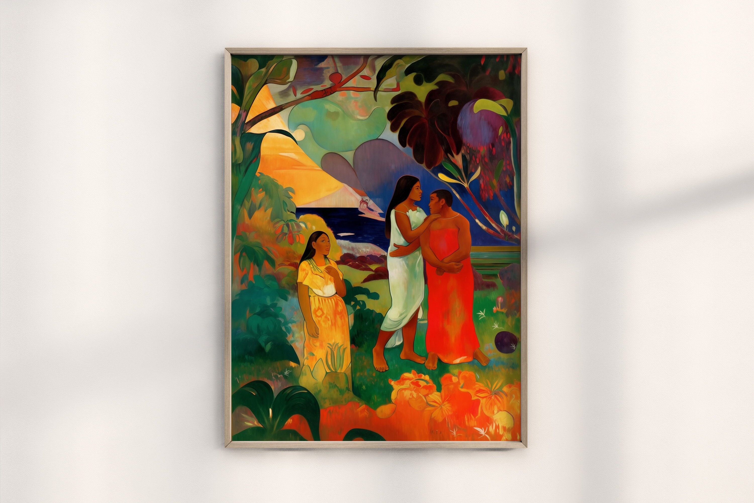 Paul Gauguin Ta Matete Print, Authentic Gauguin Art Reproduction, Post ...