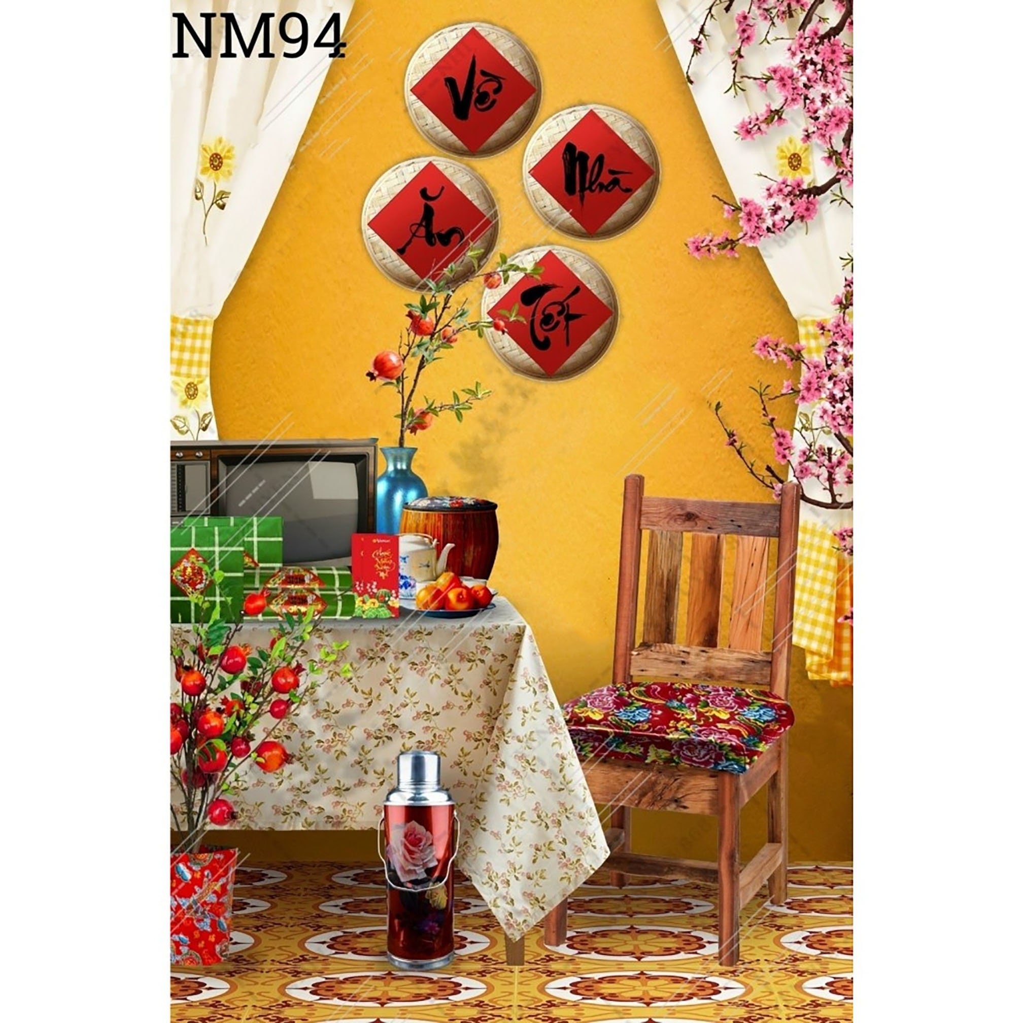 2024 Vietnamese Tet Holiday Lunar New Year Landscape Background, Tet ...