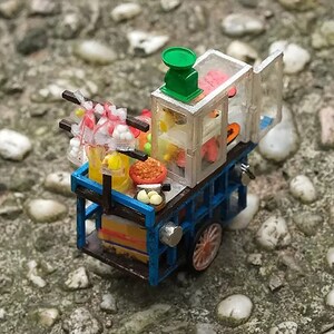 Vietnamese Bread Cart, Fresh Fruit Cart, Fish Balls Cart, Vietnamese ...