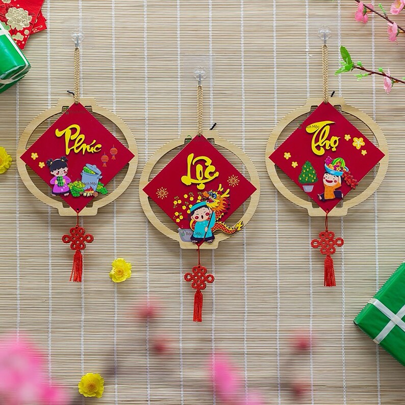 Vietnamese Decorative Wood Board Decor, Gift for Vietnamese, Vietnamese ...
