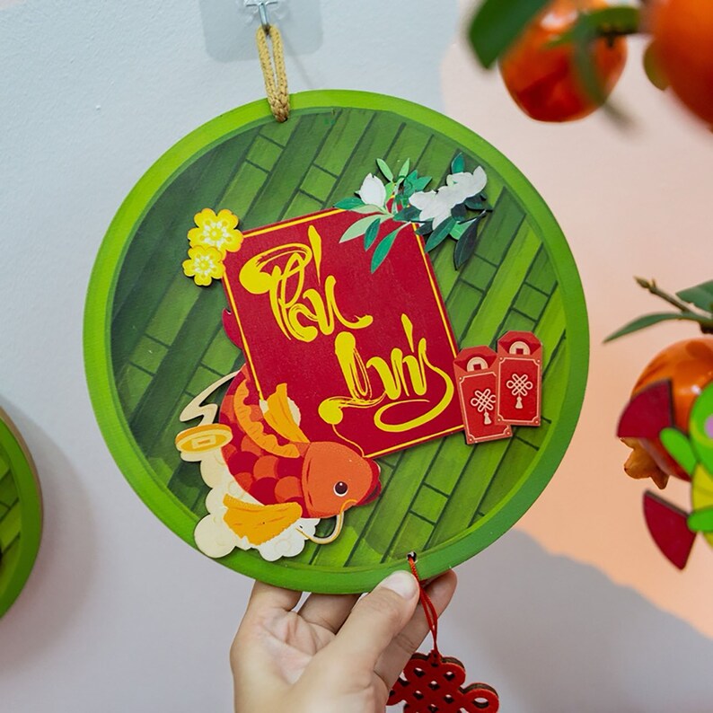 Vietnamese Decorative Wood Board Decor, Gift for Vietnamese, Vietnamese ...