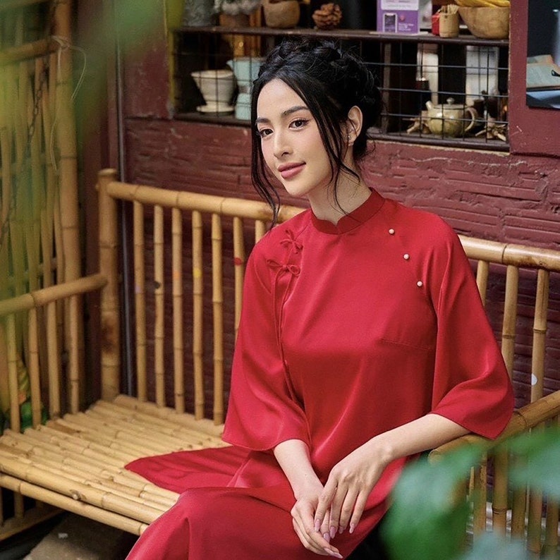 DIEU MAI Vietnamese Traditional Ao Dai for Women Ao Dai for - Etsy